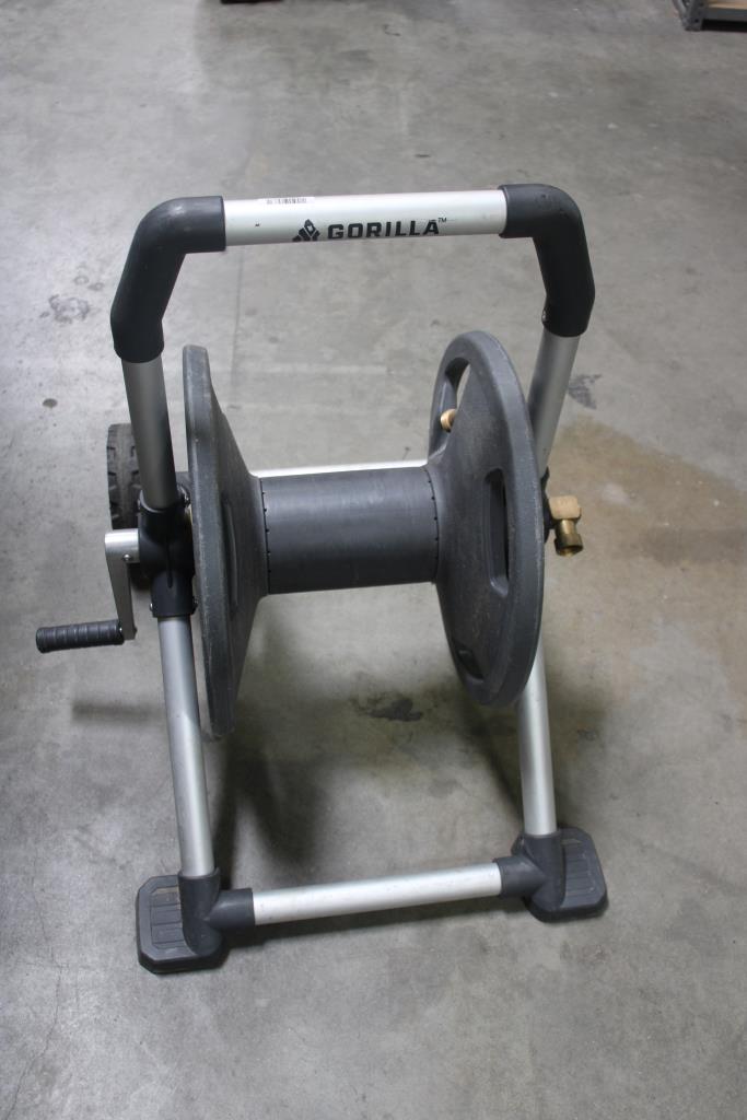 Black And Silver Gorilla Industrial Hose Reel | Property Room