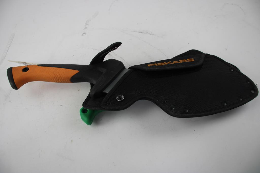 Black Axe With Green Handle Grip, And Fiskars Axe, 2 Pieces | Property Room