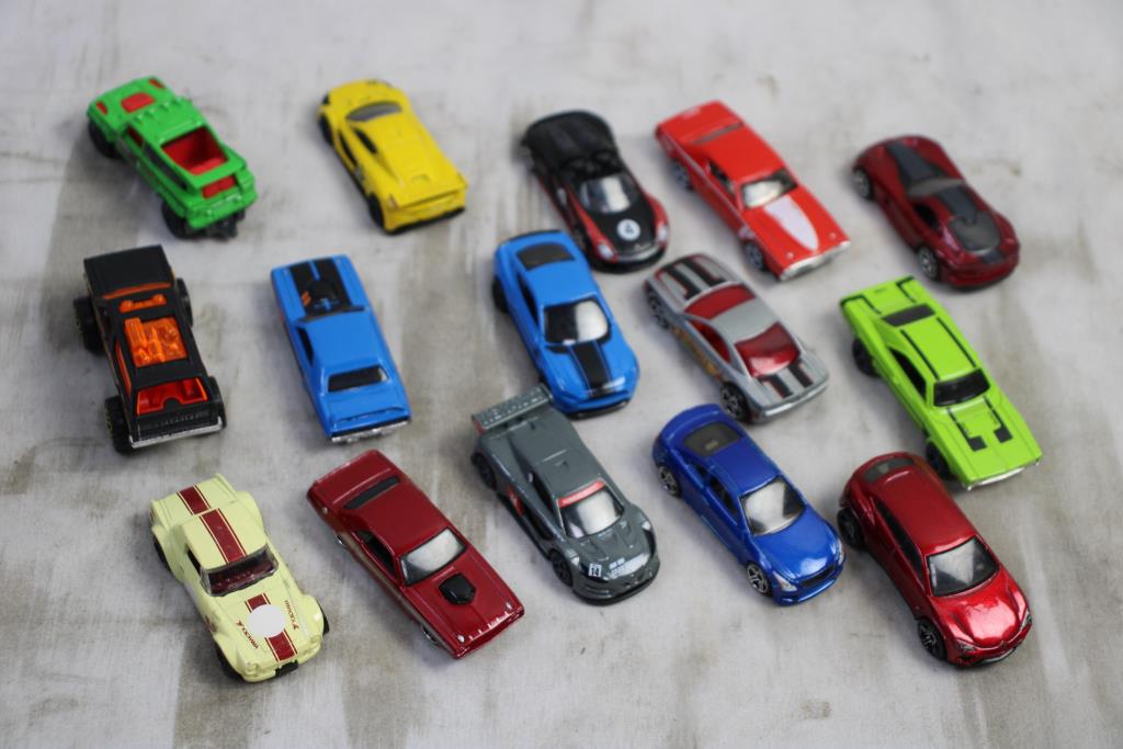Black Bag With 100 Mini Cars Collectible Toys | Property Room