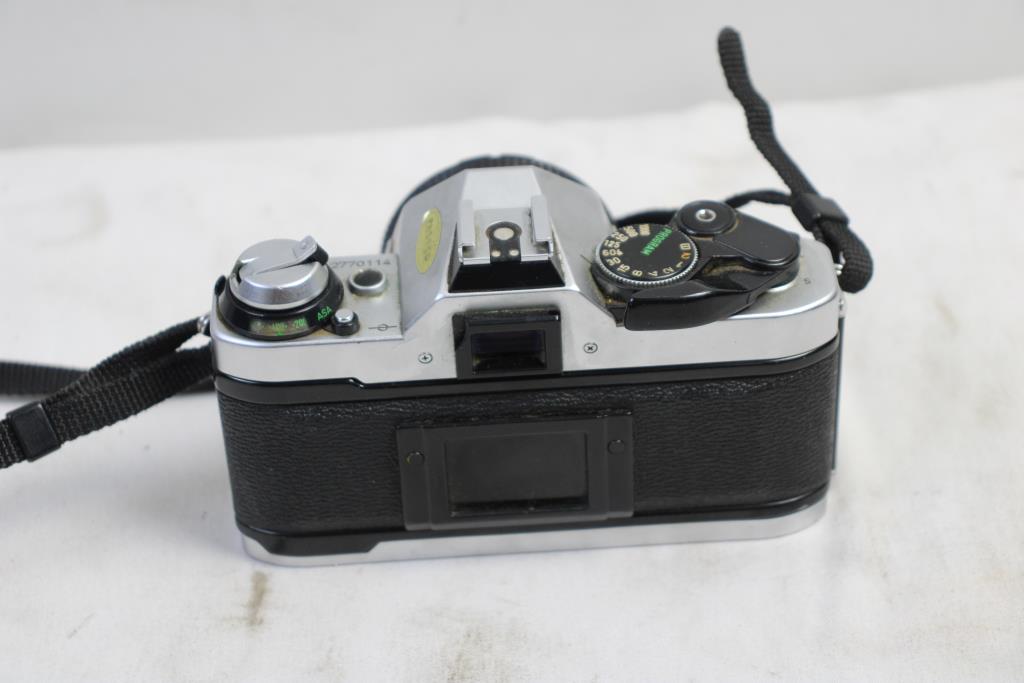 Black Camera Bag With Canon Camera And Lenses | Property Room