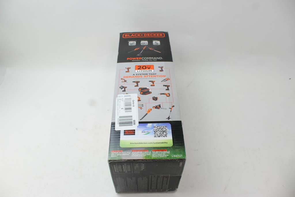 Black & Decker 20V MAX Lithium Powerboost Sweeper LSW321 | Property Room