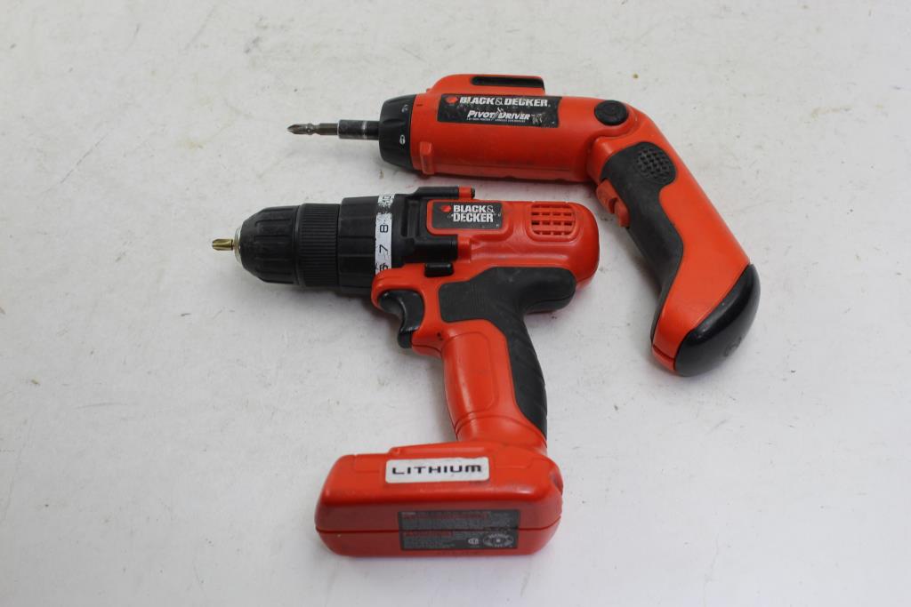 Black & Decker Drill And Pivot Driver: 2 Items | Property Room