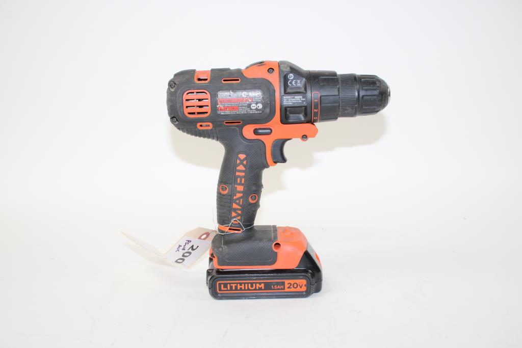 Black & Decker Matrix 20V Max Lithium Drill/Driver | Property Room