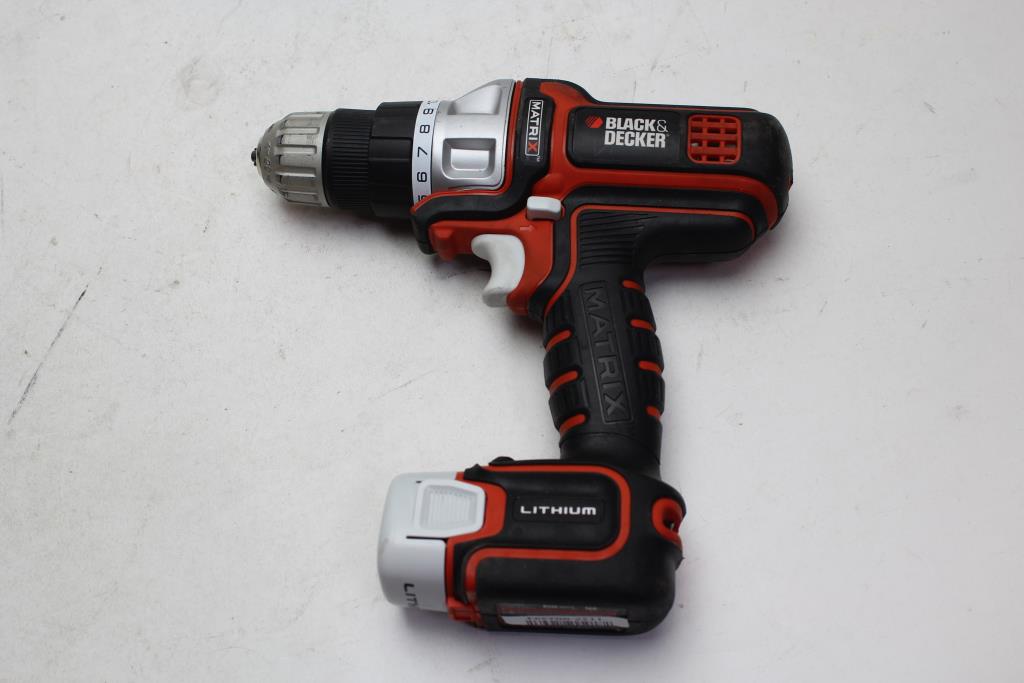 Black & Decker Matrix Ddcmt0d Cordless Drill | Property Room
