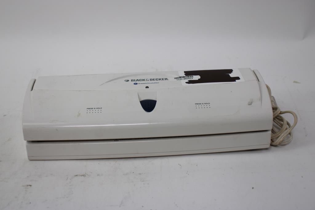 Black & Decker VS200 Fresh Guard Professional Performance Vacuum Sealer ...