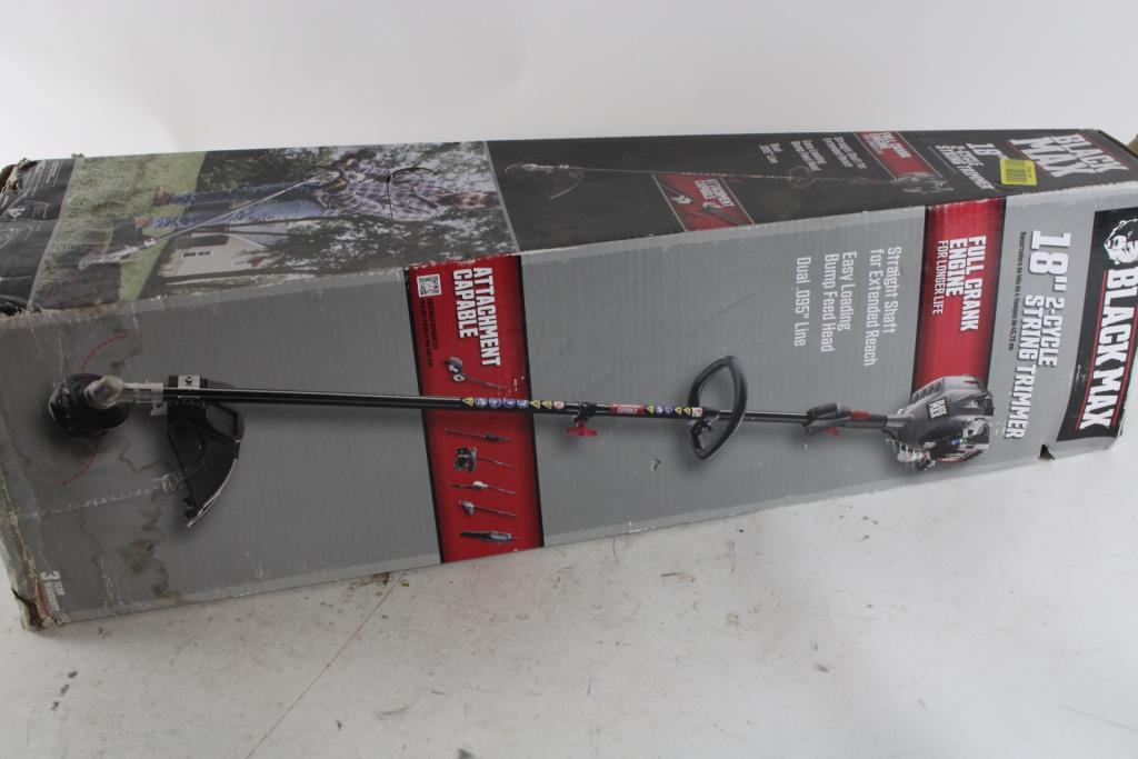 Black Max 18'' String Trimmer | Property Room