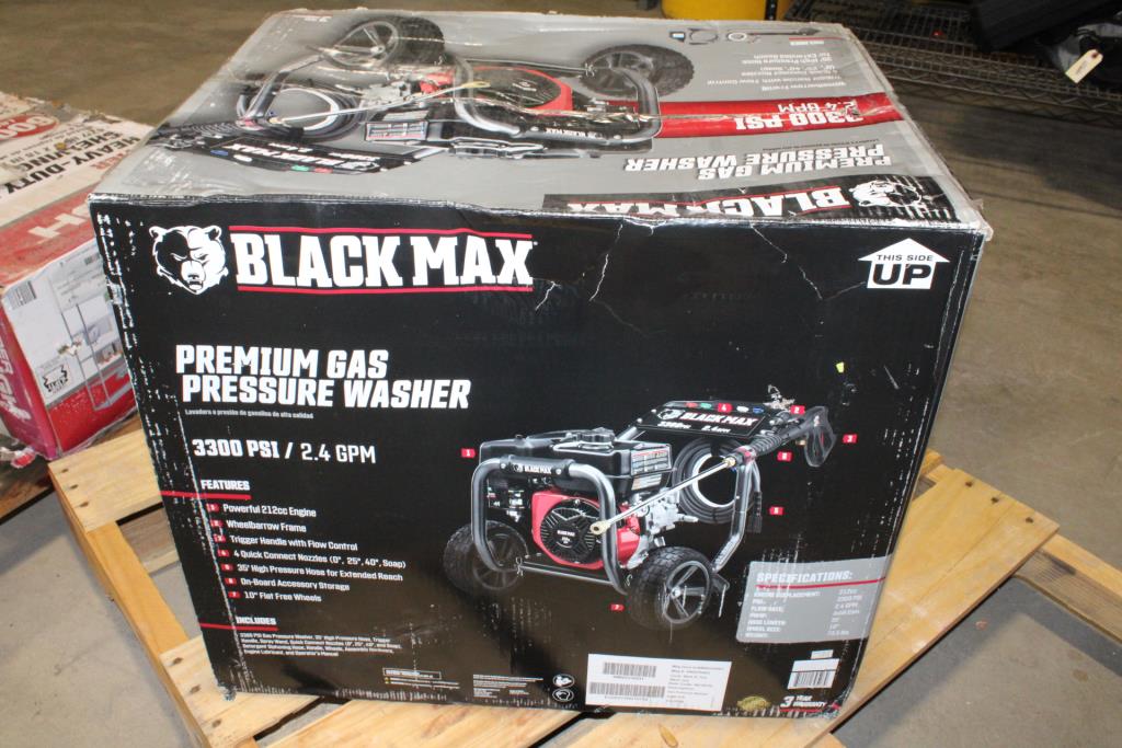 Black Max Premium Gas Pressure Washer | Property Room