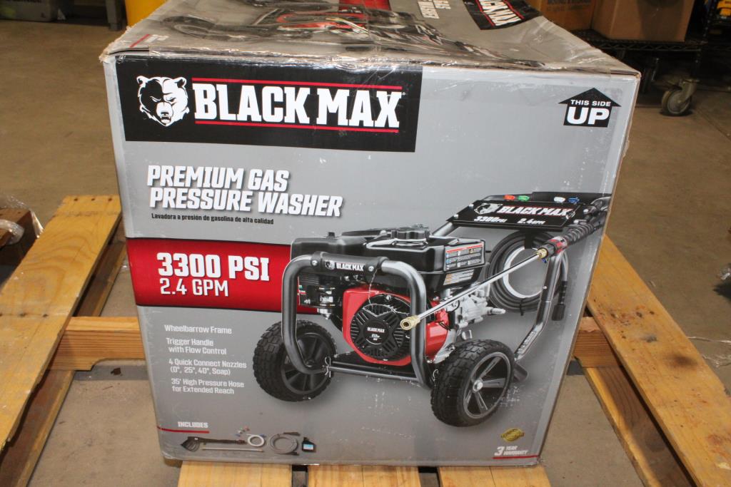 Black Max Premium Gas Pressure Washer | Property Room