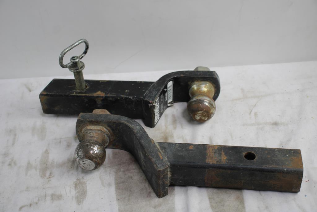 Black Steel Vehicle Ball Mounts, 2 Pieces | Property Room