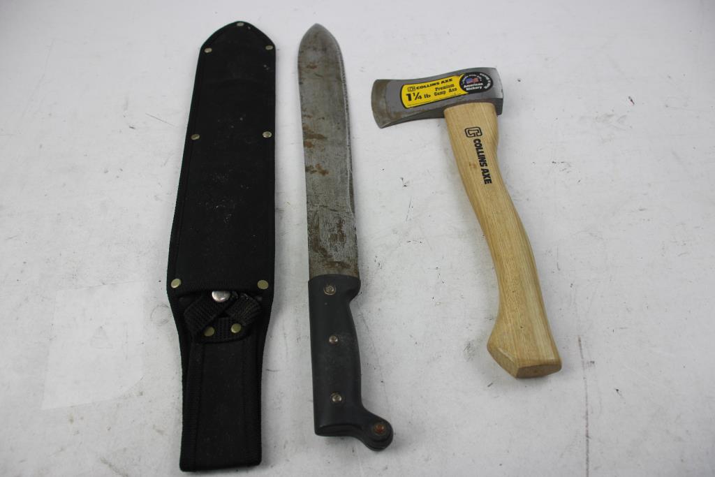 Black Twin Ninja Swords, Hansa Ecuador No. 66 Machete And 1.24 LB ...