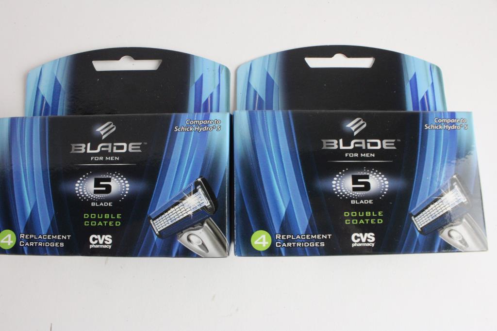 Blade For Mens 5-Blade Replacement Razor Cartridge 4-Packs, 2 Pieces ...