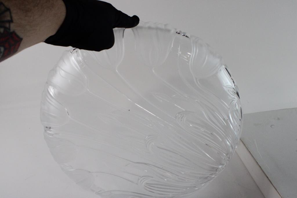 Block Crystal Tulip Platter | Property Room