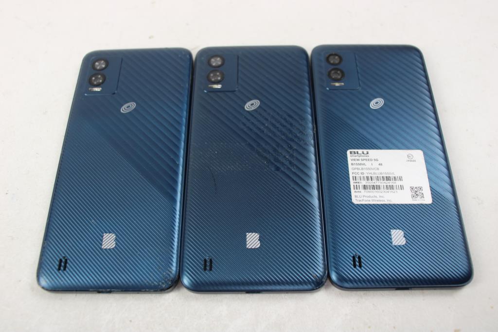 Blu Cell Phone Lot, 3 Pieces, Sold For Parts | Property Room