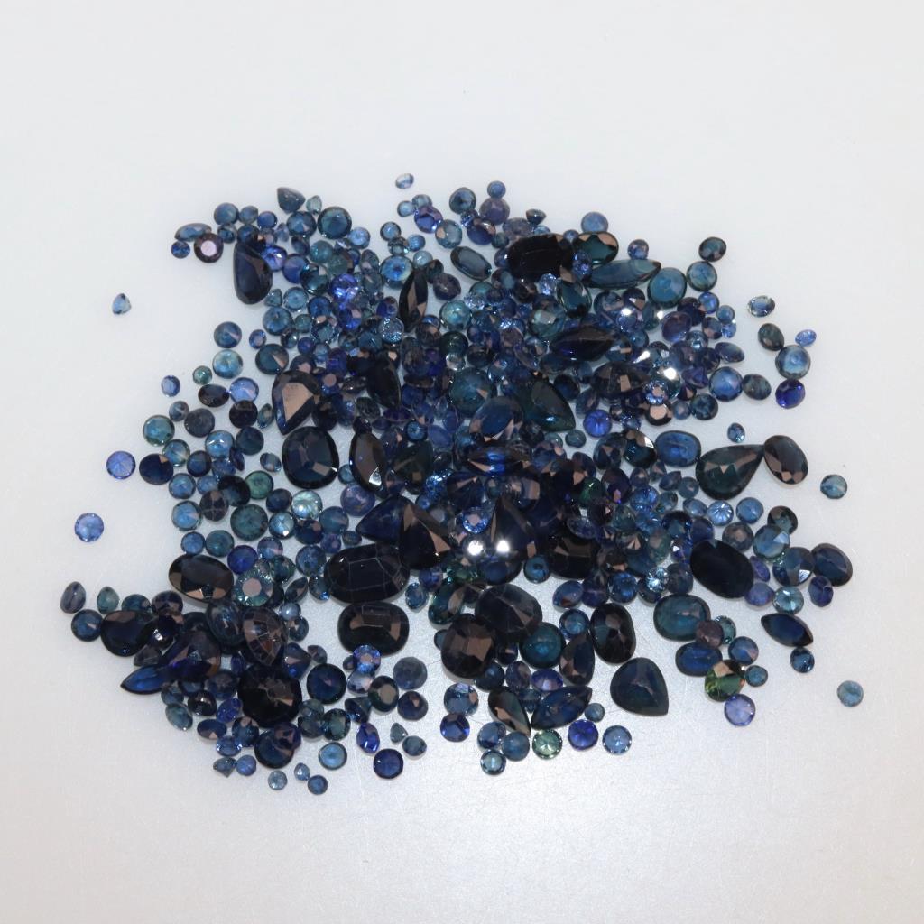 Blue Faceted Loose Jewelry Craft Stones, 254+ Stones | Property Room
