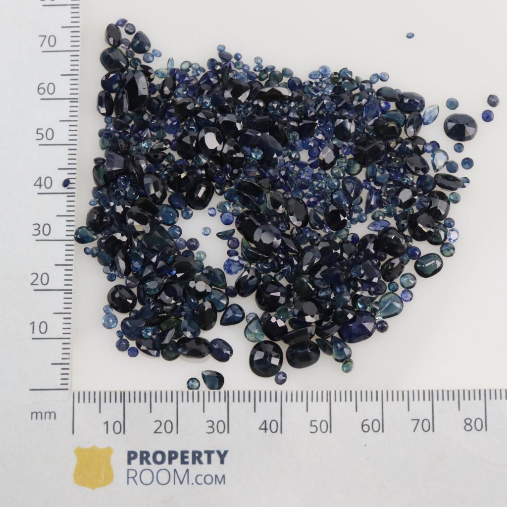 Blue Faceted Loose Jewelry Craft Stones, 268+ Stones | Property Room