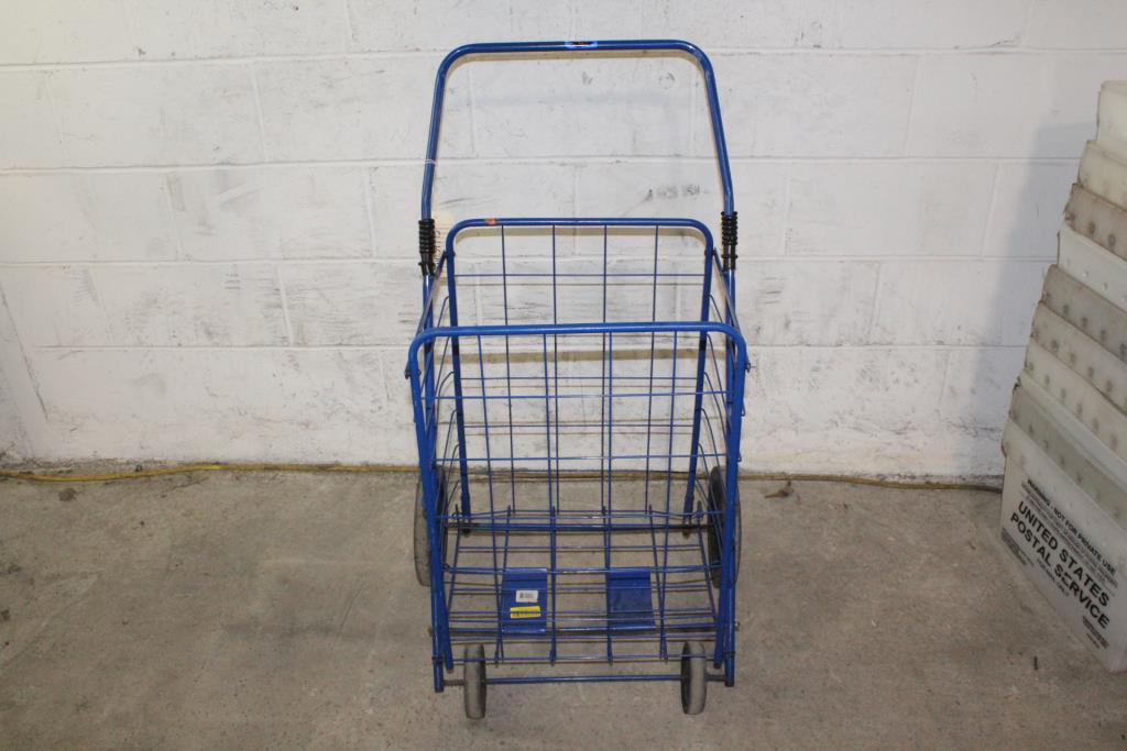 Blue Folding Cart | Property Room