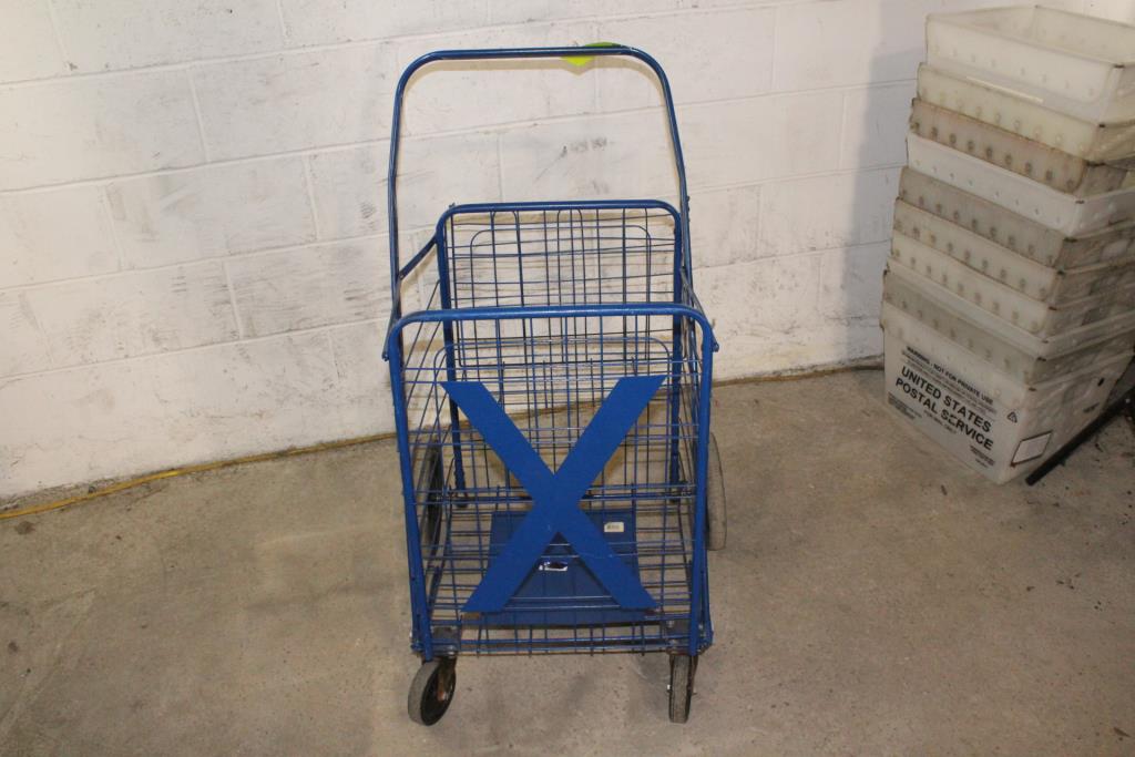 Blue Folding Cart | Property Room