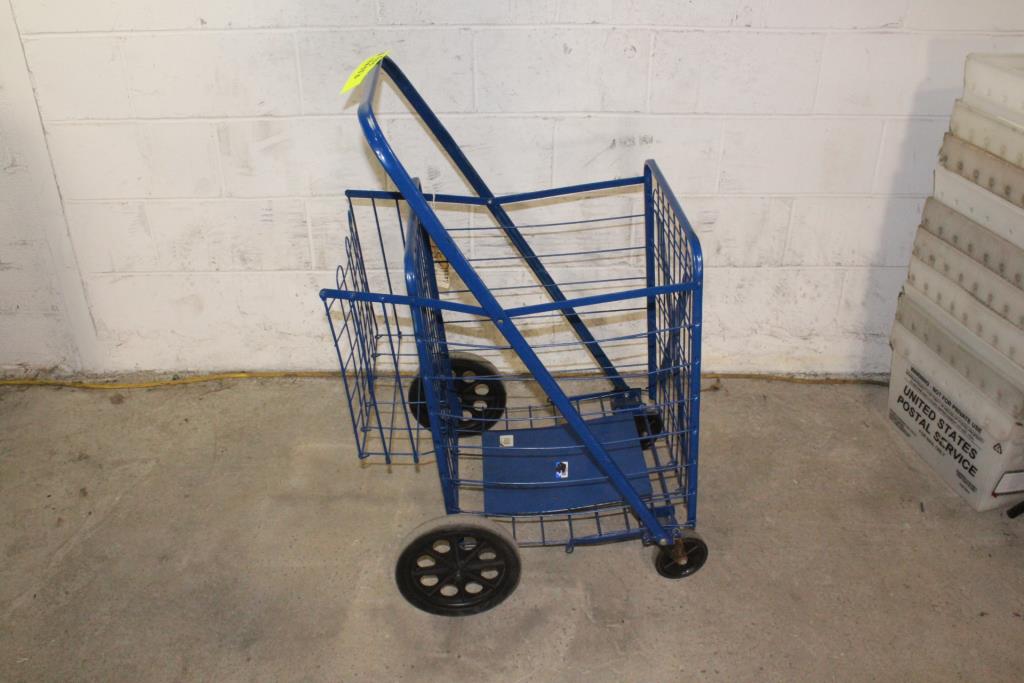 Blue Folding Cart | Property Room