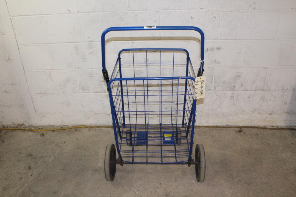 Blue Folding Cart | Property Room