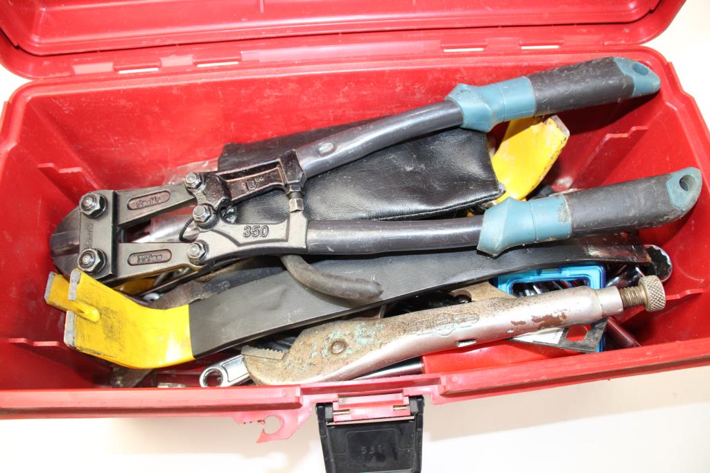 Blue Point Tool Box With Tools , 10 Plus Pieces | Property Room
