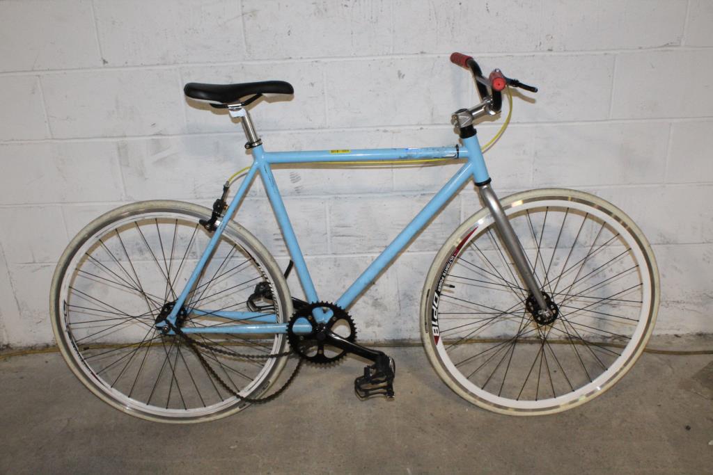 Blue Single Speed Road Bike | Property Room