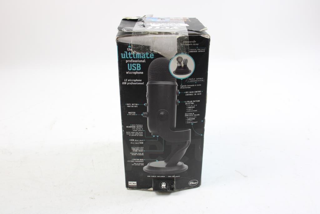 Blue Yeti Blackout + Ubisoft USB Microphone | Property Room