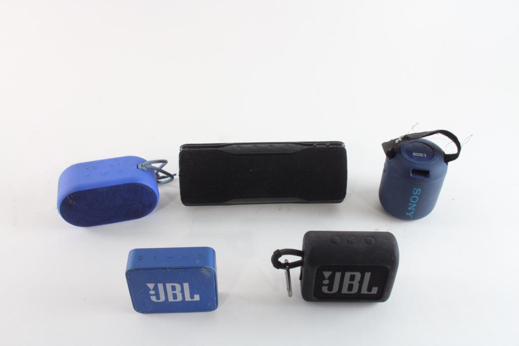 Bluetooth Speaker Lot, 5 Pieces | Property Room