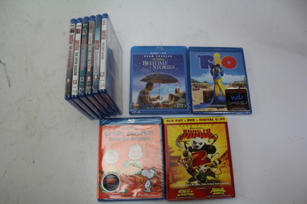 Blu-Ray Disc Movies; 5+ Pieces | Property Room