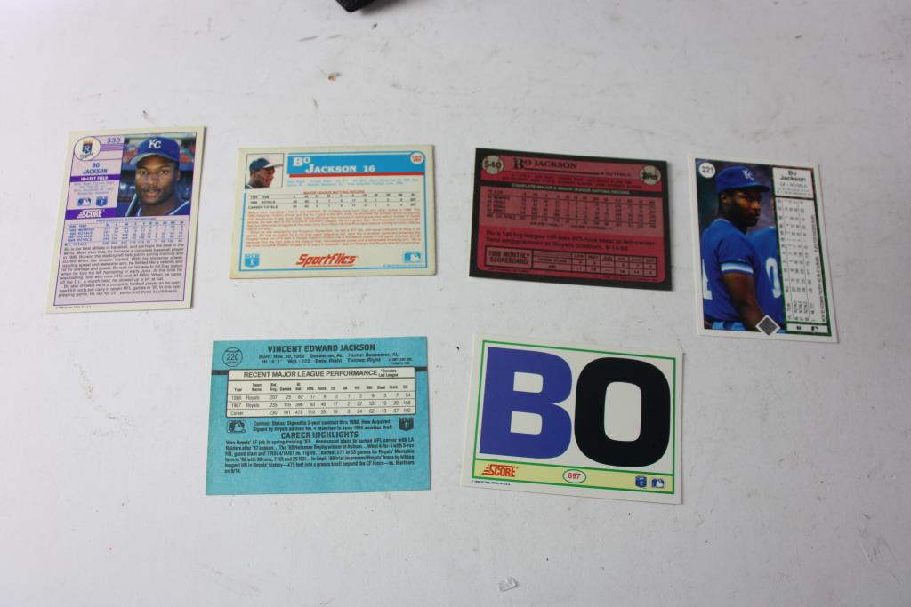 Bo Jackson Trading Card Lot | Property Room