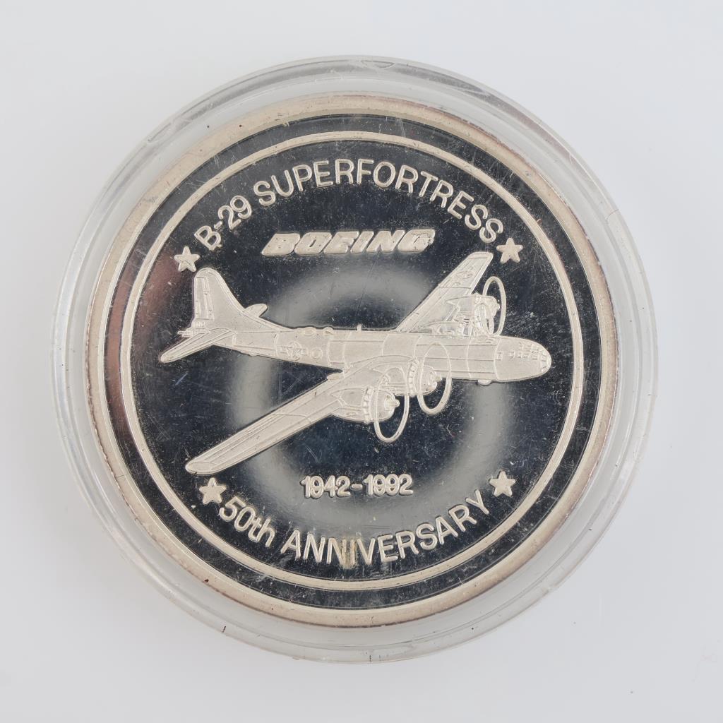 Boeing Employees Coin Club Fine Silver Round | Property Room