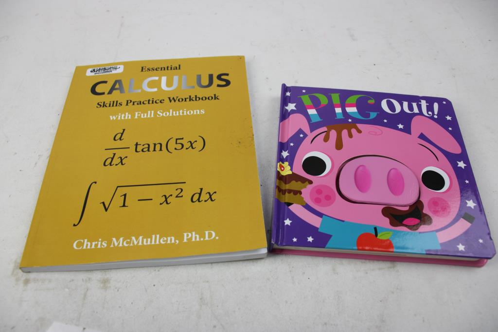 Books, Concise World Atlas, Mortal Kombat, Essential Calculus, Pig Out ...