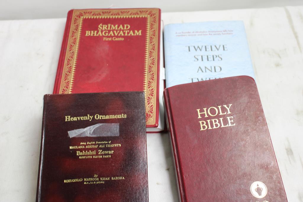Books, Holy Bible, Bhagavad-gita, And Miscellaneous | Property Room