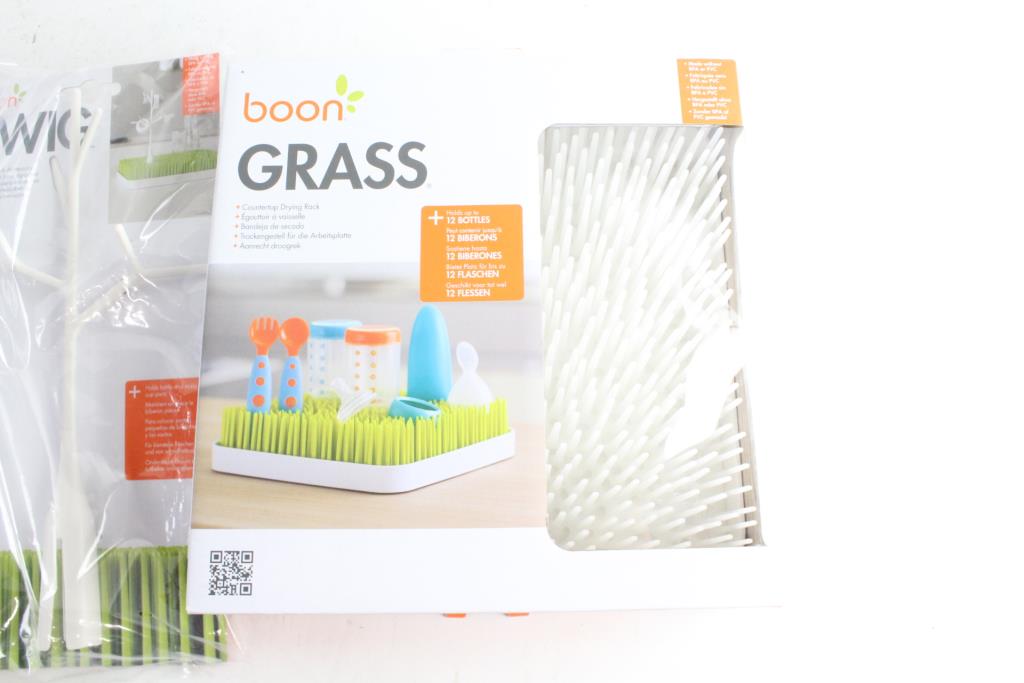 Boon Grass Countertop Drying Rack And More, 4 Pieces | Property Room