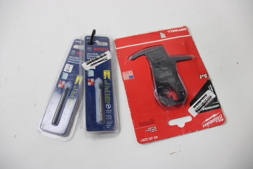 Bosch Glass & Tile Bit, Starlock Oscillating Blade, 5-in-1 Drywall ...