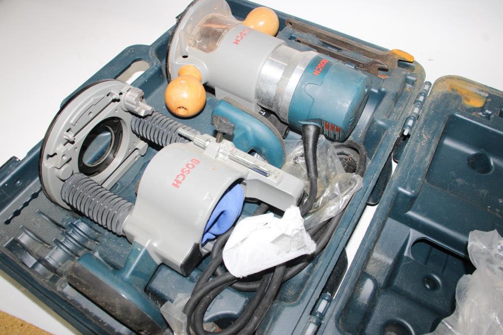 Bosch Hp Plunge And Fixed Base Router Combo Kit | Property Room