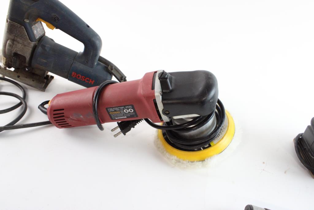 Bosch Jig Saw, Chicago Electric Sander & More Power Tools, 5 Pieces ...