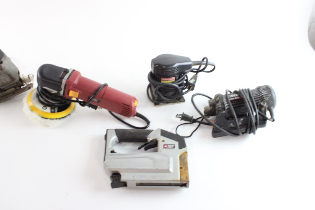 Bosch Jig Saw, Chicago Electric Sander & More Power Tools, 5 Pieces ...