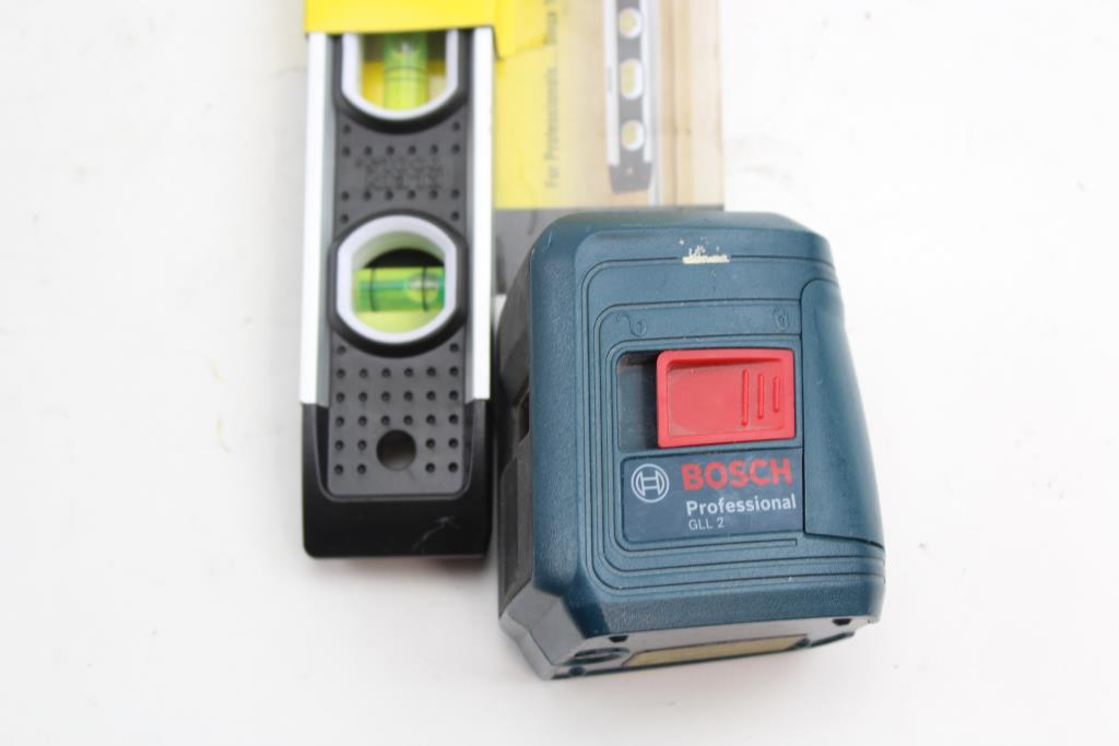 Bosch Professional Gll2 Laser Leveler, Klein Tools Torpedo Level: 2 ...