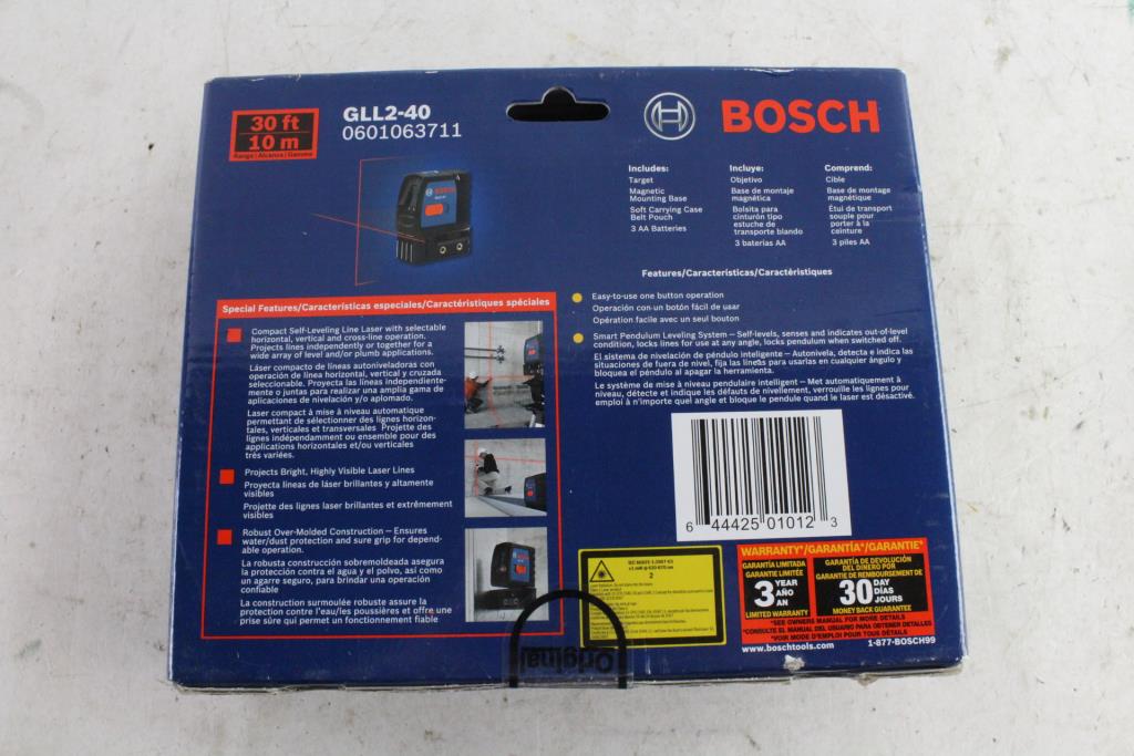 Bosch Self-Leveling Cross-Line Laser Tool | Property Room