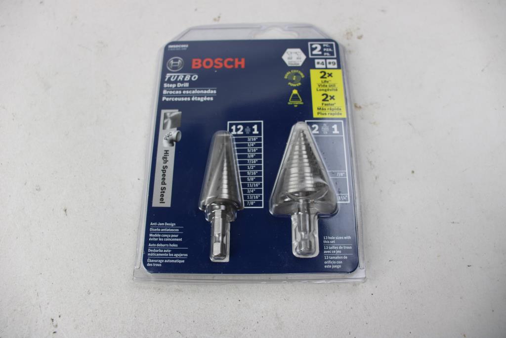 Bosch Turbo Step Drill Bit Set | Property Room