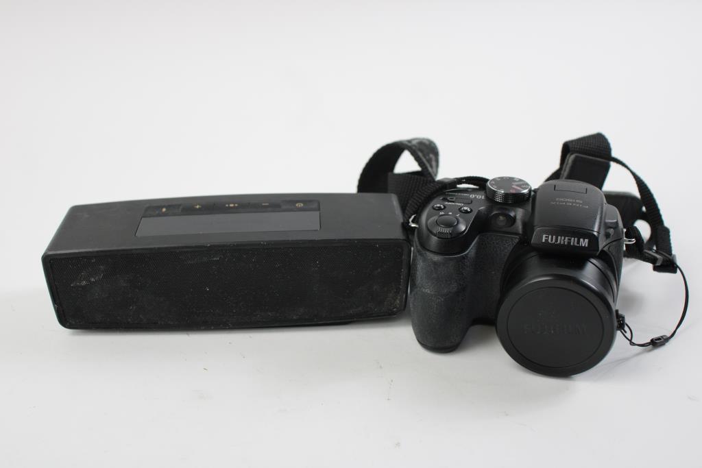 Bose Bluetooth Speaker, Fujifilm Digital Camera And Headphones, 3 ...