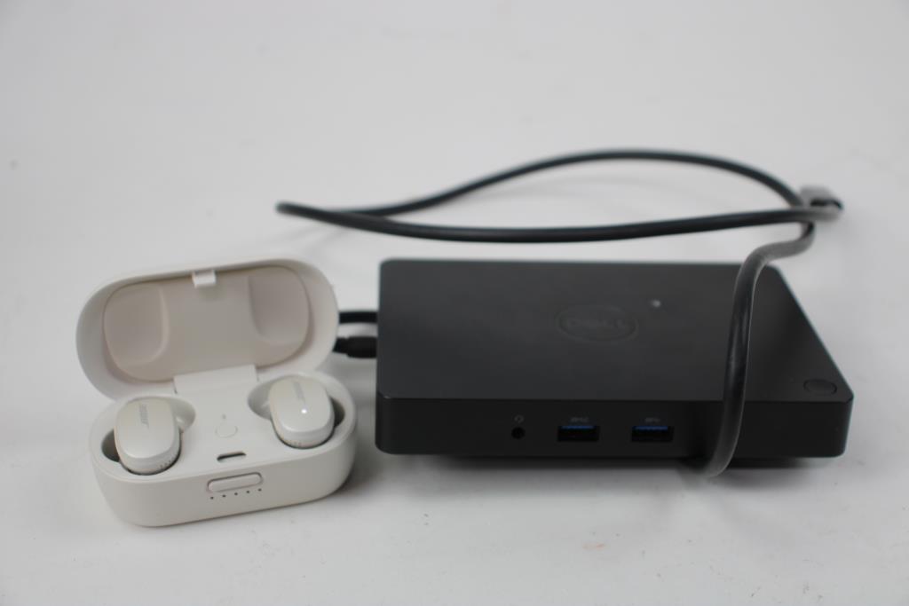 Bose Earphones, Bushnell Binoculars, Dell Dock Adapter | Property Room