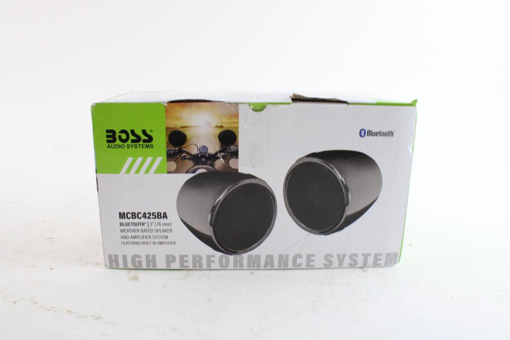 Boss Audio Bluetooth 3" Weather Rated Speaker & Amplifier System | Property Room