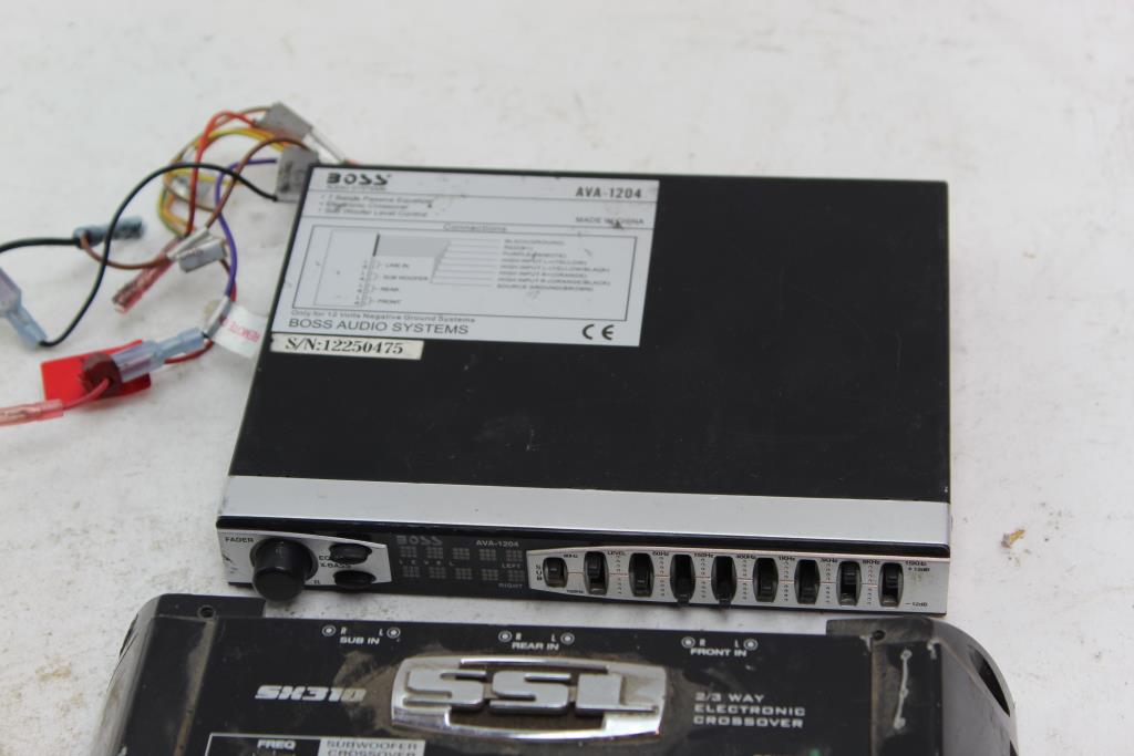 Boss Equalizer, SSL Crossover, 2 Pieces | Property Room