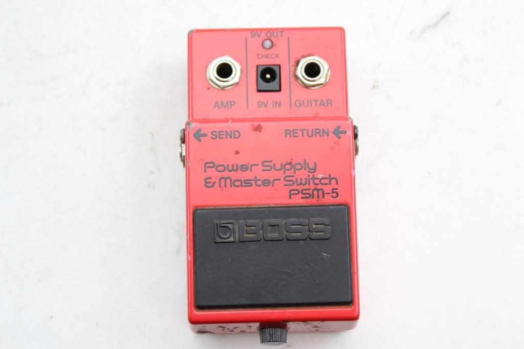 Boss Power Supply & Master Switch PSM-5 Foot Pedal | Property Room
