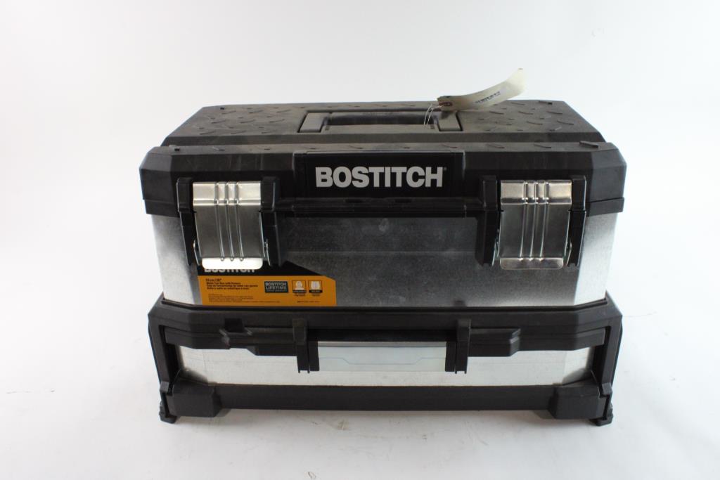 Bostitch 20" Metal Tool Box With Drawer | Property Room
