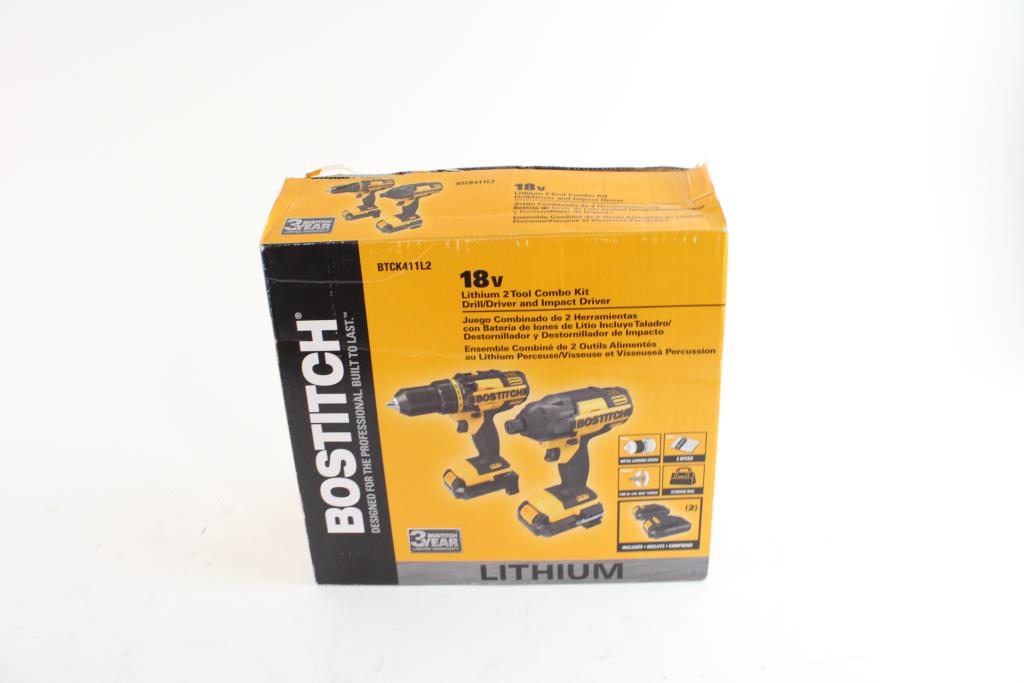 Bostitch Lithium 2 Tool Combo Kit | Property Room
