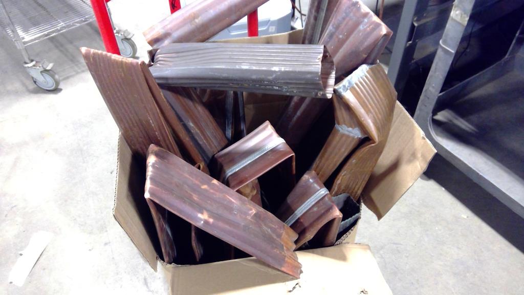 Box Of Copper Drain Pipes, Sold For Scrap | Property Room