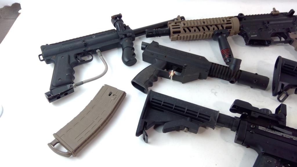 Box Of Paintball Rifles 5 Pieces | Property Room