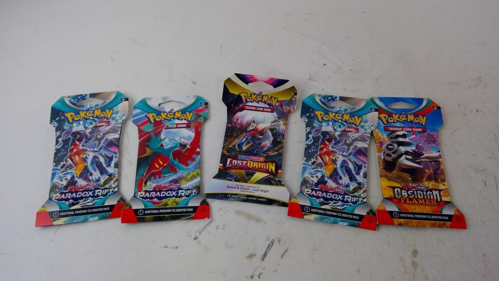 Box Of Pokemon Booster Packs 5 Pieces | Property Room